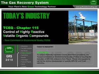 The Gas Recovery System Presentation | PPT