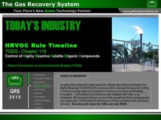 The Gas Recovery System Presentation | PPT