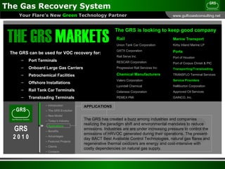 The Gas Recovery System Presentation | PPT
