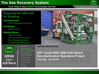 The Gas Recovery Systems - Sphere Decontamination Presentation | PPT