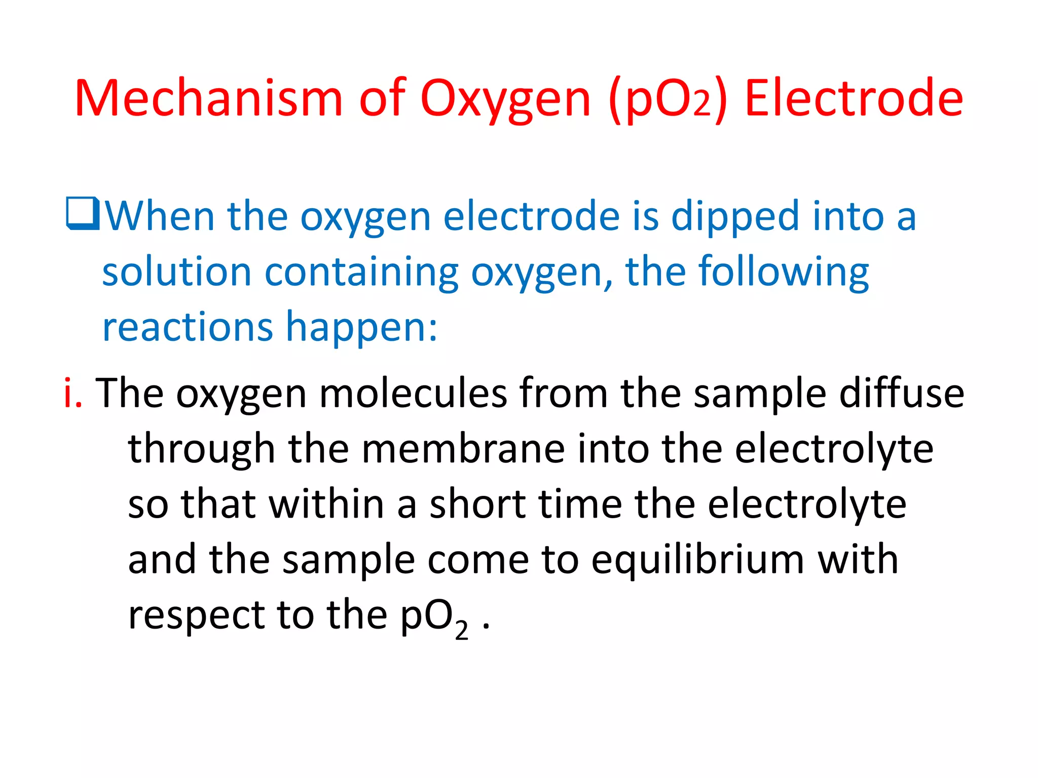 Gas sensing electrodes | PPTX