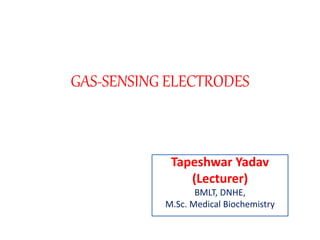 Gas sensing electrodes | PPTX