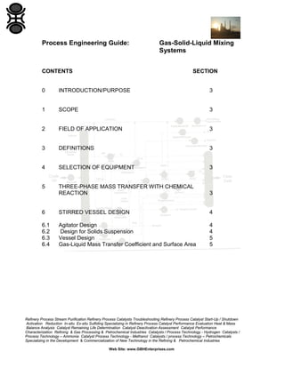 Gas-Solid-Liquid Mixing Systems | PDF