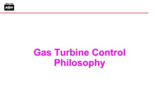 Gas Turbine Generator of Philosophy control | PDF