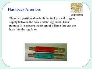 Gas welding uses oxygen and fuel gas create a hot flame | PPT