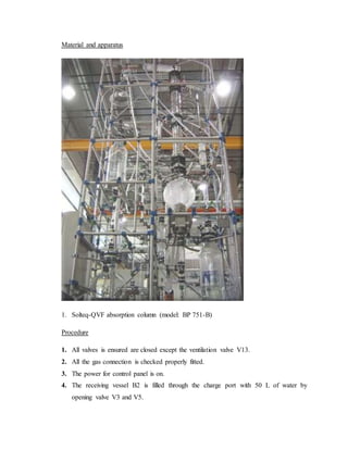Gas absorbtion | PDF