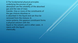 Gas absorption tower | PPT