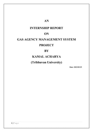 Gas agency management system project report.pdf