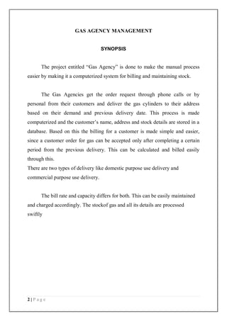 Gas agency management system project report.pdf