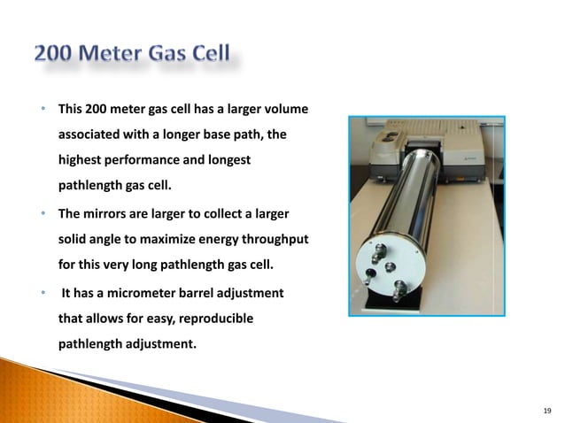 Gas Analysis Using FTIR | PPTX