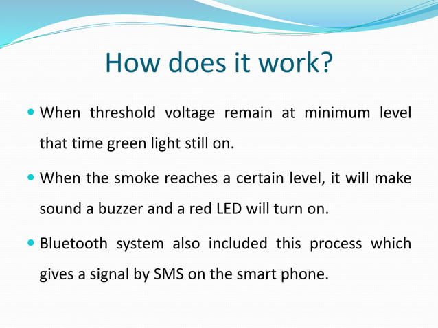 Gas and smoke detection system using arduino | PPTX | Indoor Environmental Quality | Home & Garden