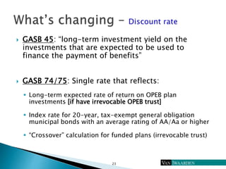 Gasb 75 preparing for opeb overhaul | PPTX