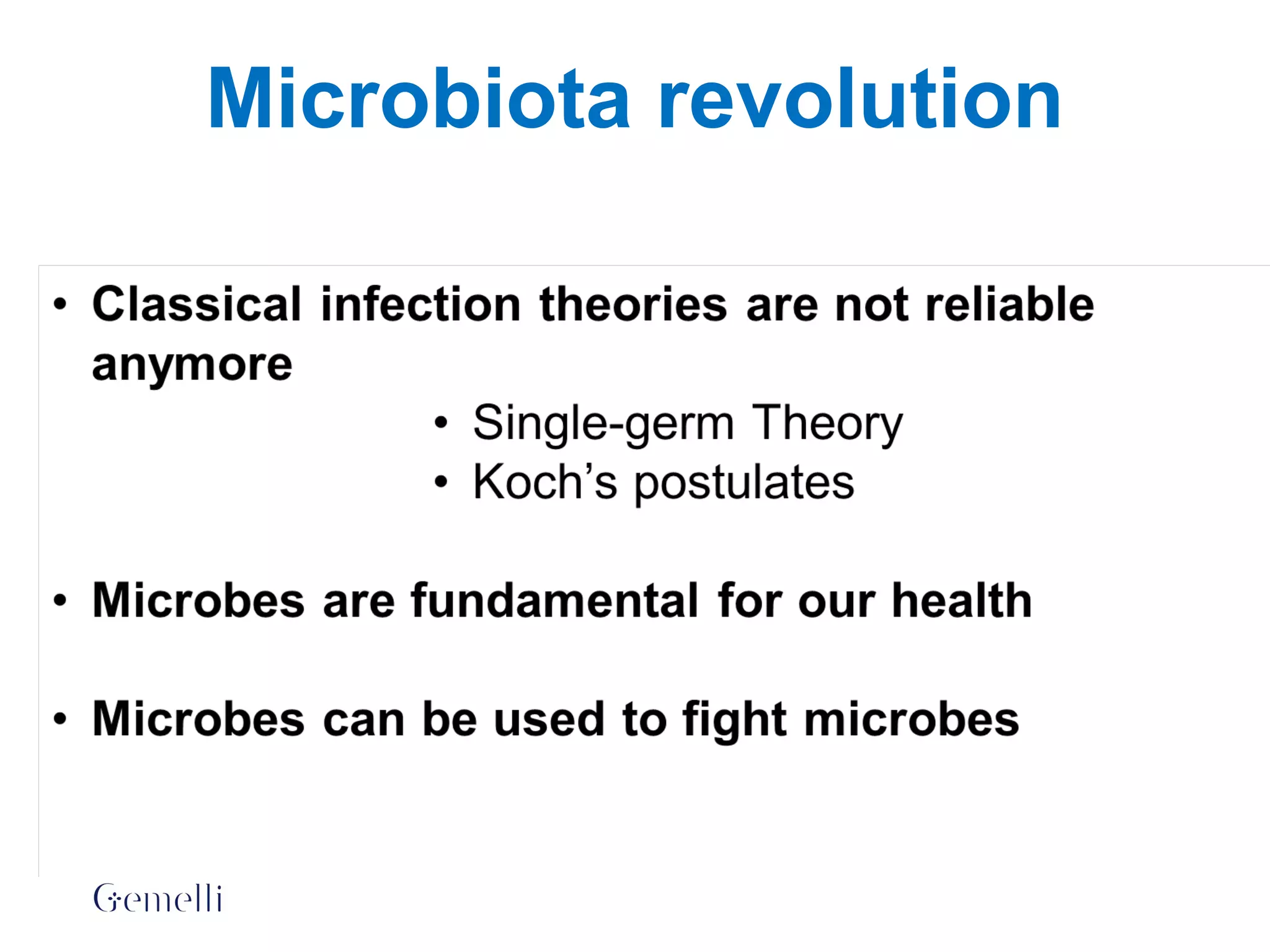 Gasbarrini A. Microbiota, Antibiotici e Probiotici in Gastroenterologia ...