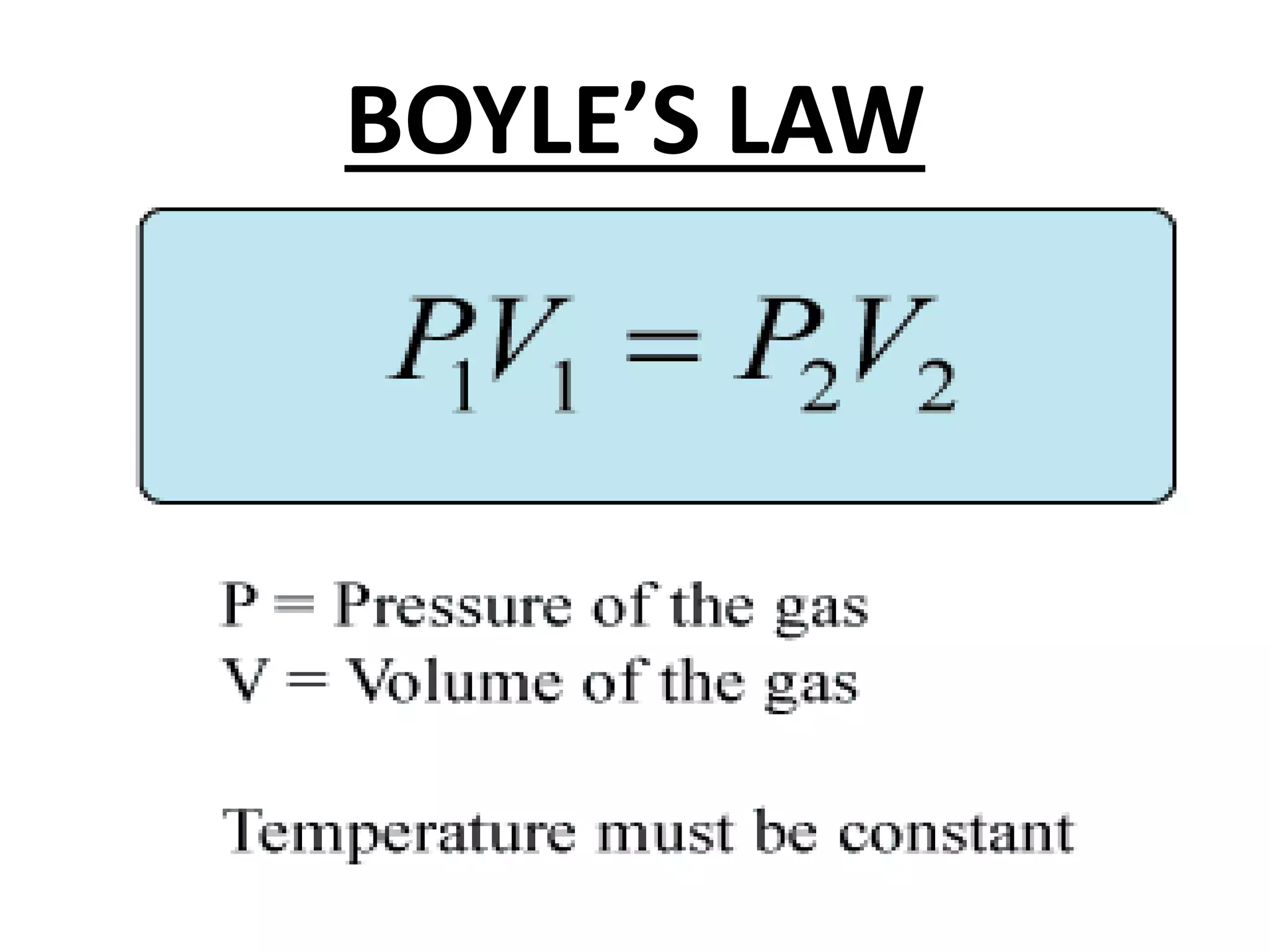 GAS BEHAVIOUR & GAS LAWS | PPTX