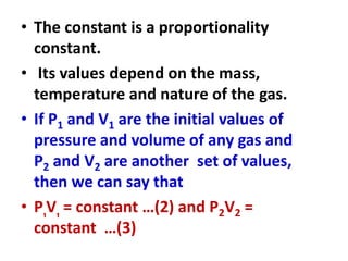 GAS BEHAVIOUR & GAS LAWS | PPTX