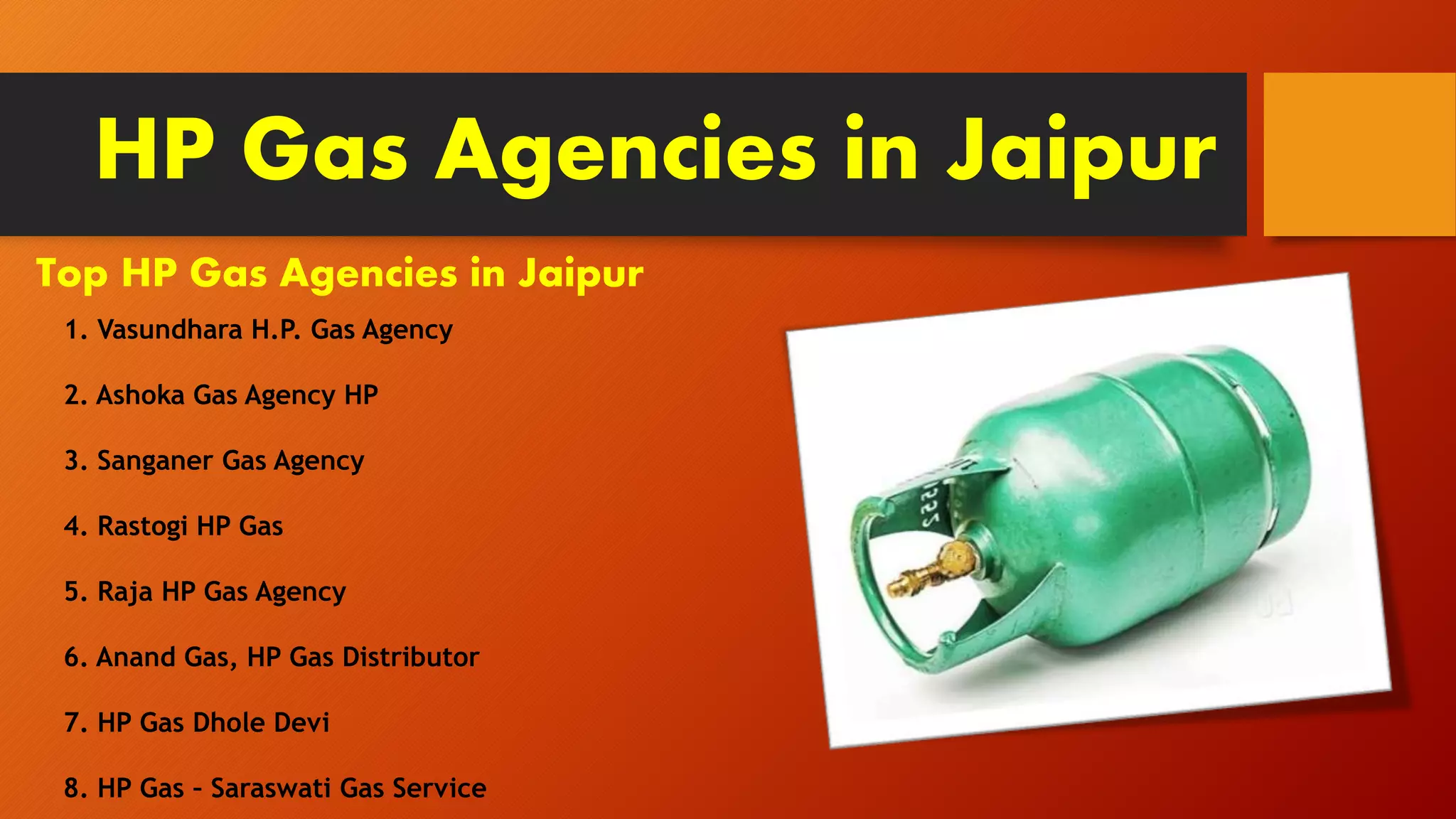 Gas booking agency | PPTX