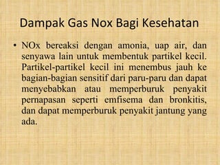 Gas buang nox | PPT