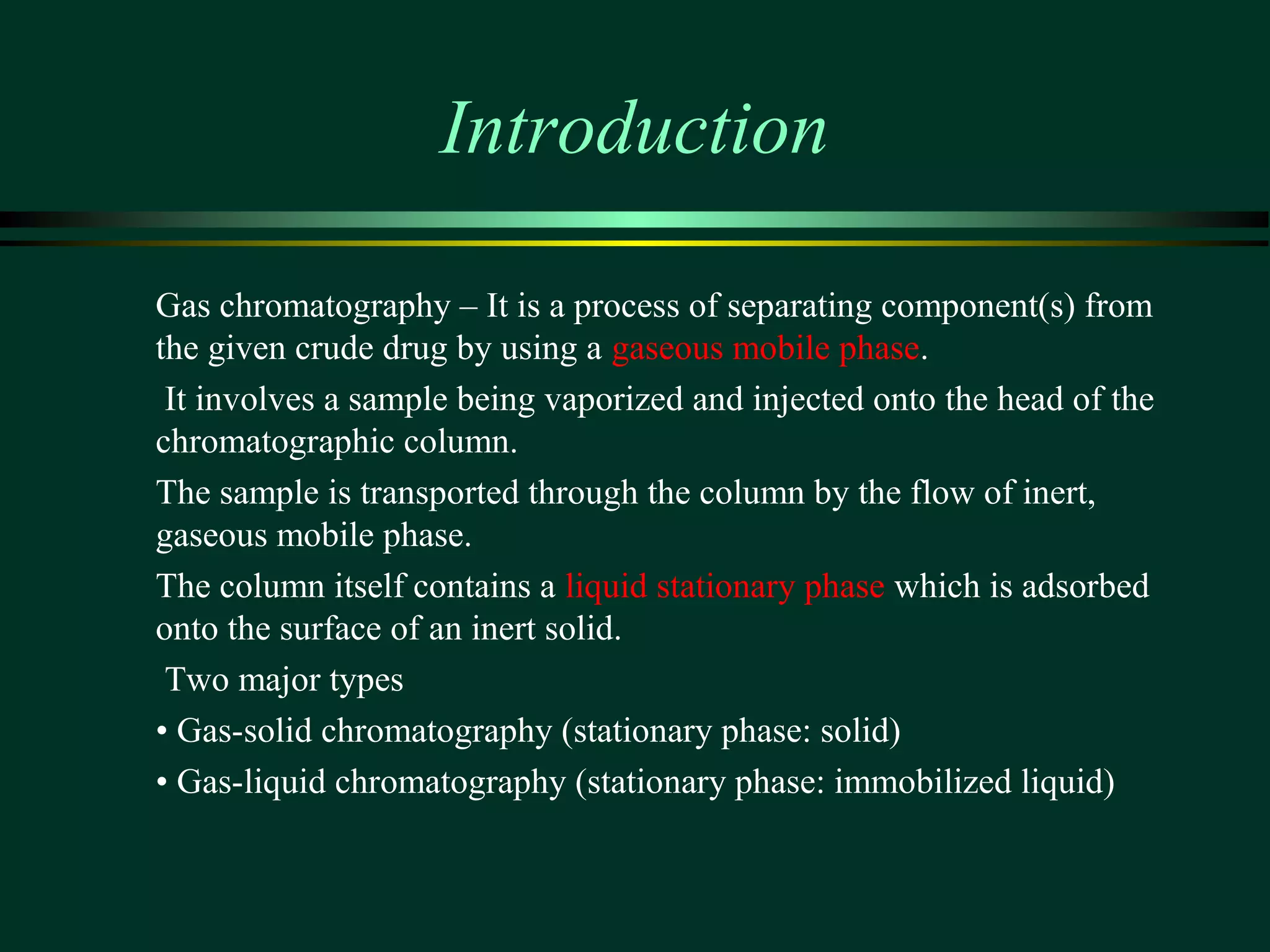 Gas chromatography | PPT