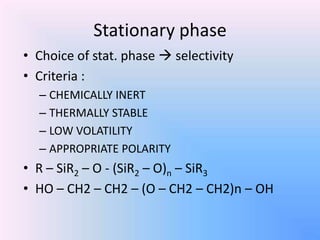Gas chromatography | PPTX