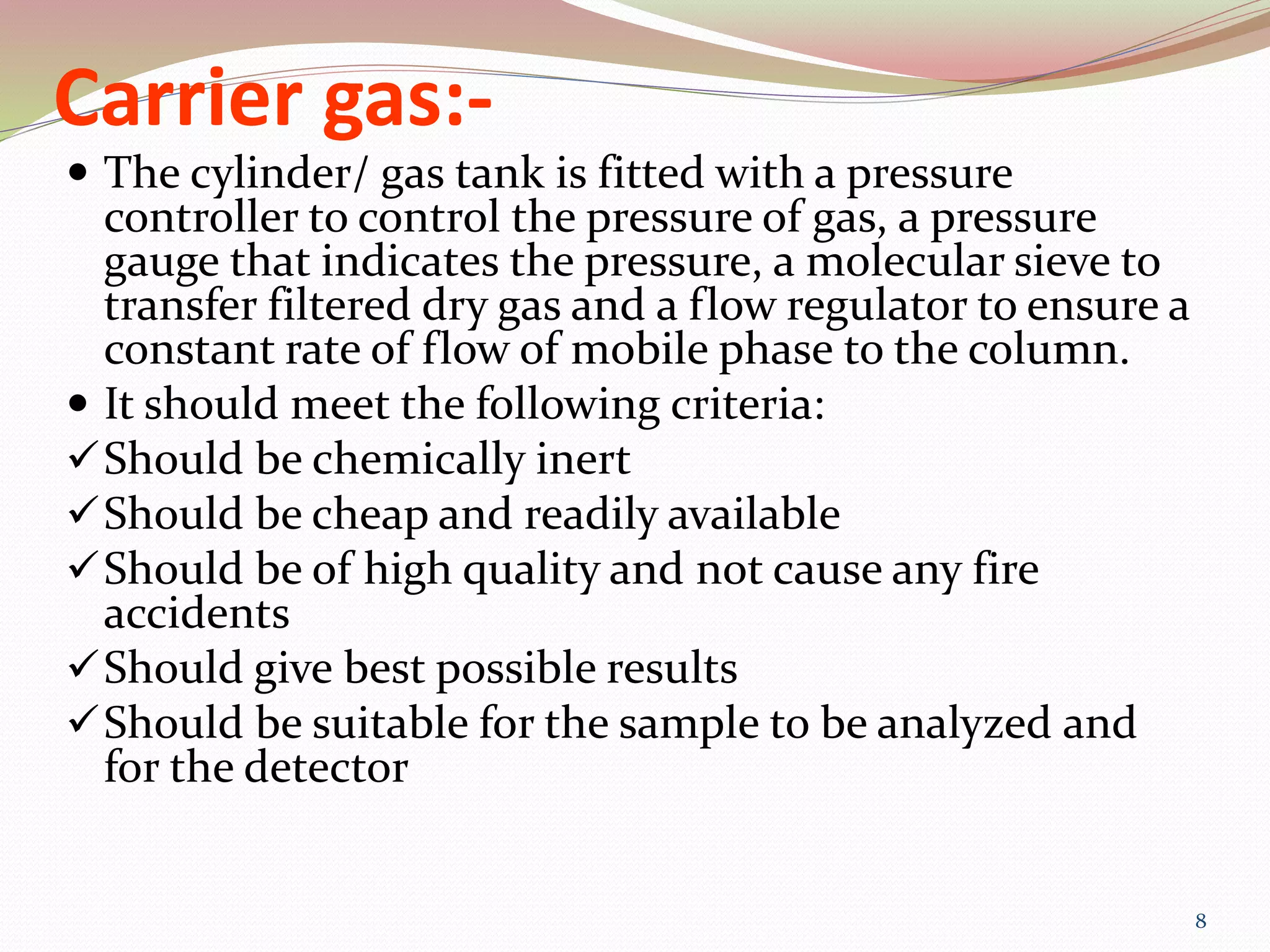 Gas chromatography | PPTX