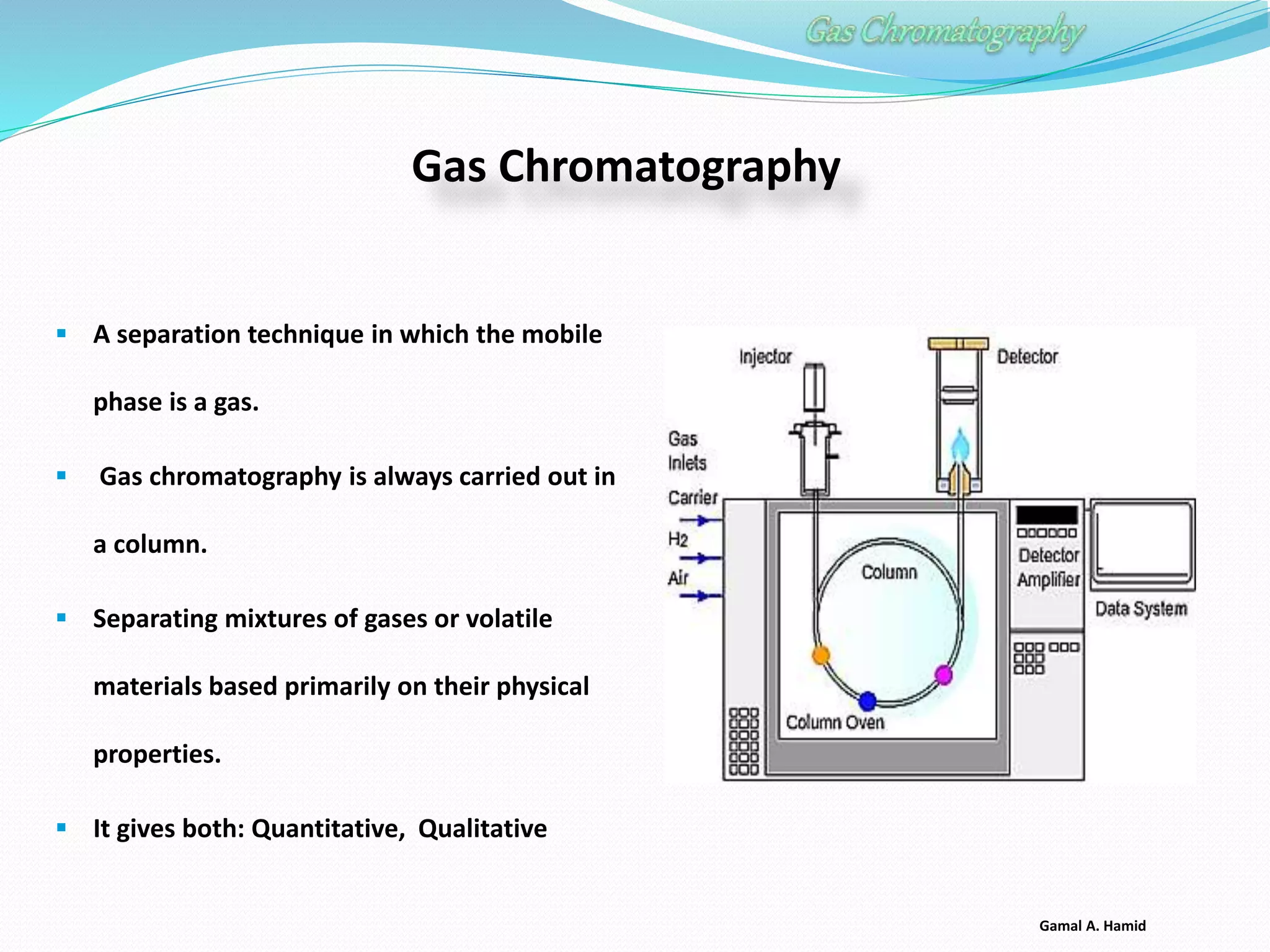 Gas chromatography GC | PPTX