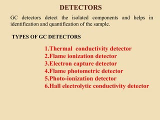 Gas chromatography | PPTX | Chemistry | Science