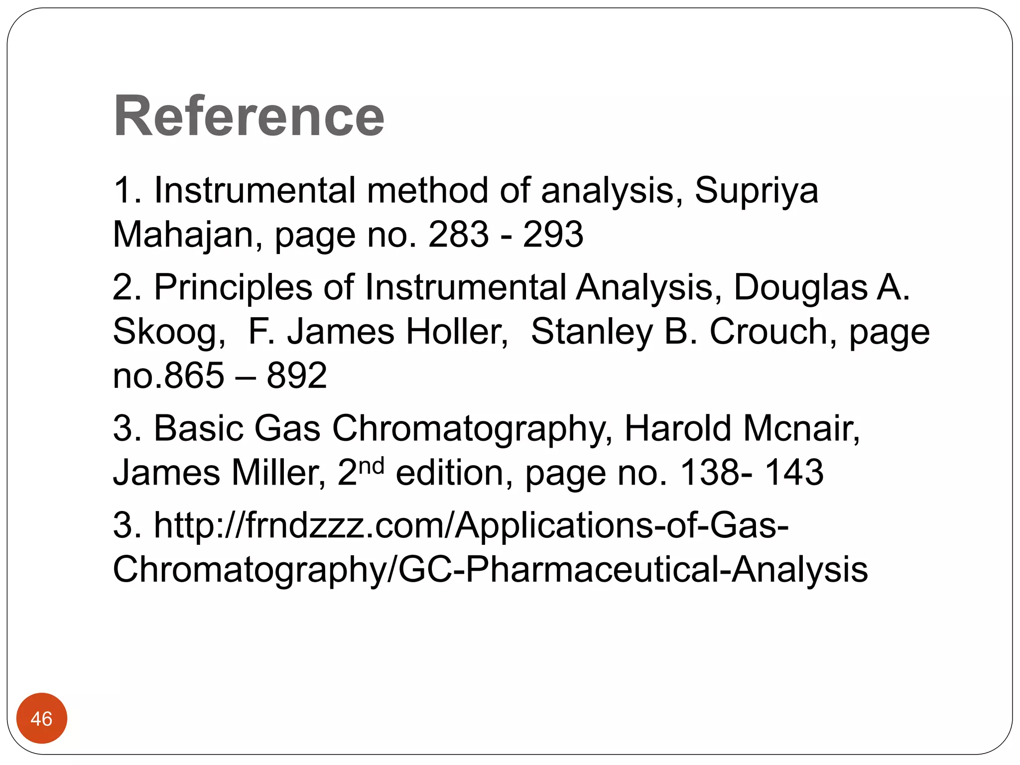 Gas Chromatography Ppt