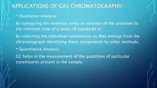 Gas Chromatography - Maveena Pereira | PPTX
