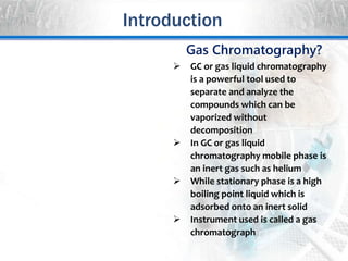 Gas chromatography | PPT