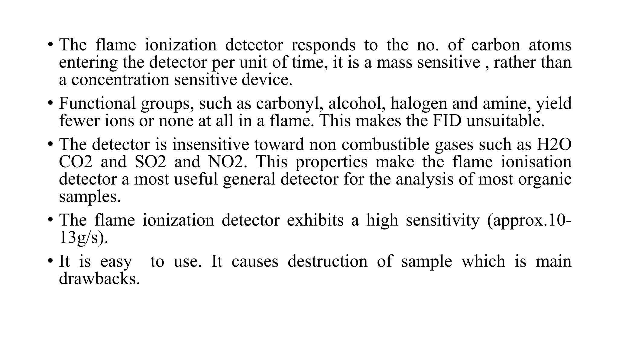 FLAME IONIZATION DETECTOR | PPTX
