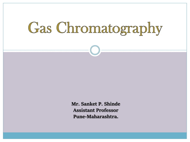 Gas Chromatography | PDF | Chemistry | Science