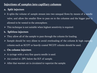 Gas chromatography by Mr. Vinayak Bodhankar | PDF