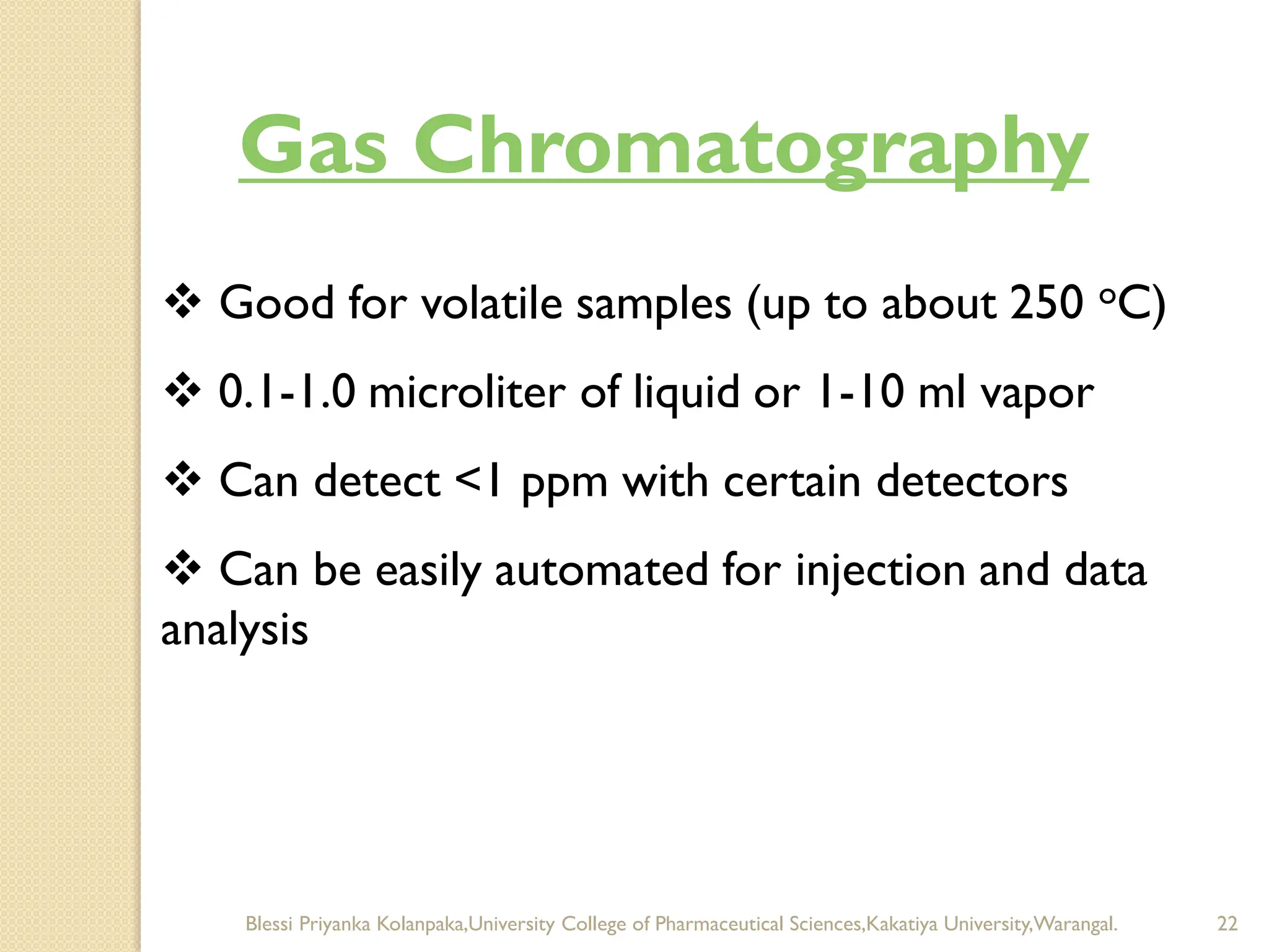 Chromatography-Gas chromatography-Principle | PDF