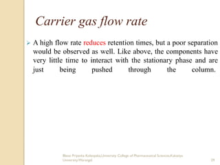 Chromatography-Gas chromatography-Principle | PDF