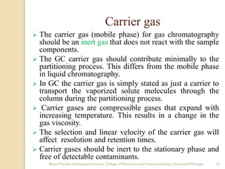 Chromatography-Gas chromatography-Principle | PDF