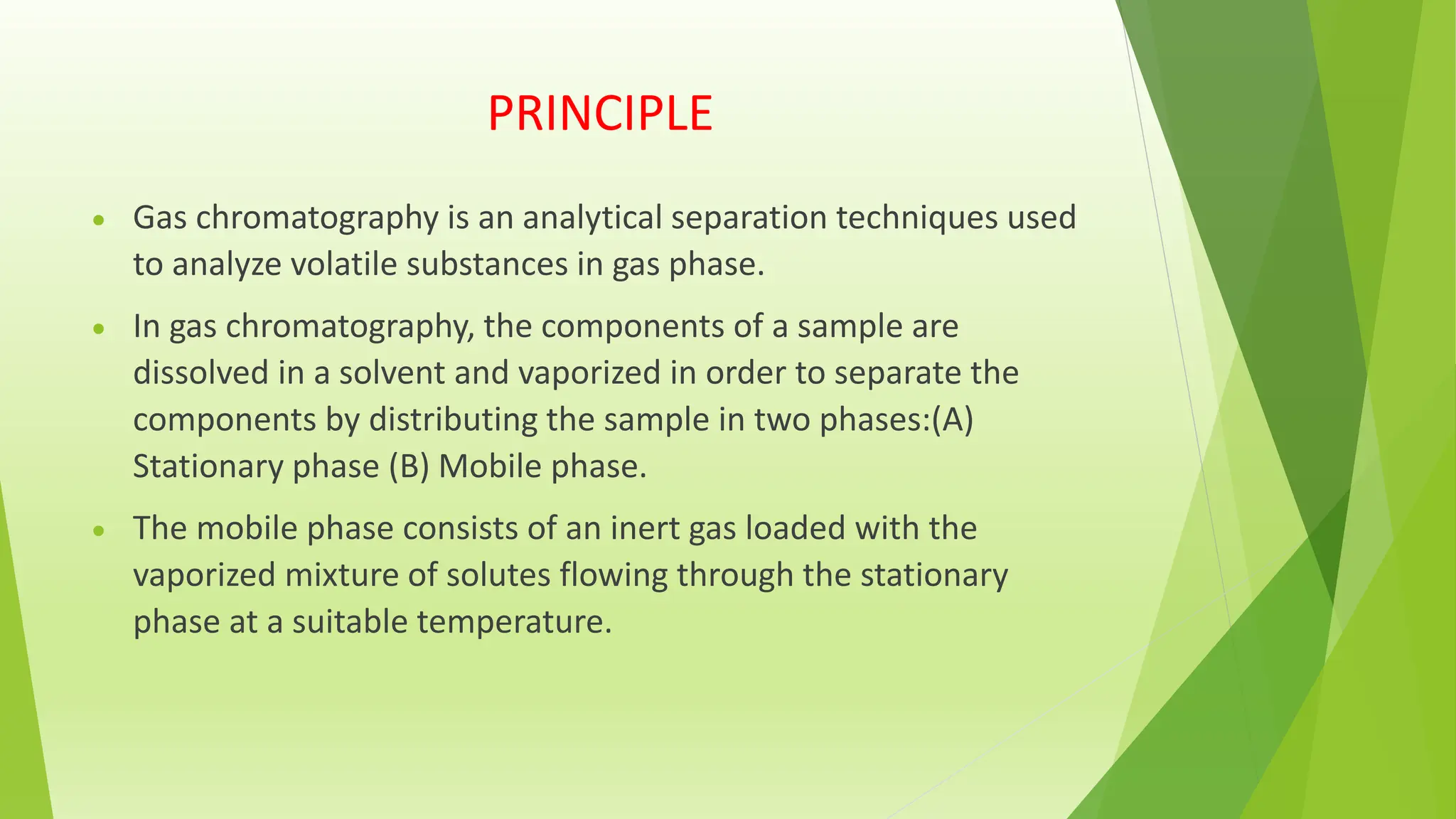 GAS CHROMATOGRAPHY in pharmaceutical product development | PPTX
