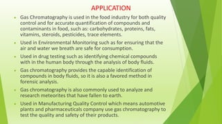 GAS CHROMATOGRAPHY in pharmaceutical product development | PPTX