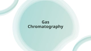 gas chromatography in forensic science -kjc | PPTX