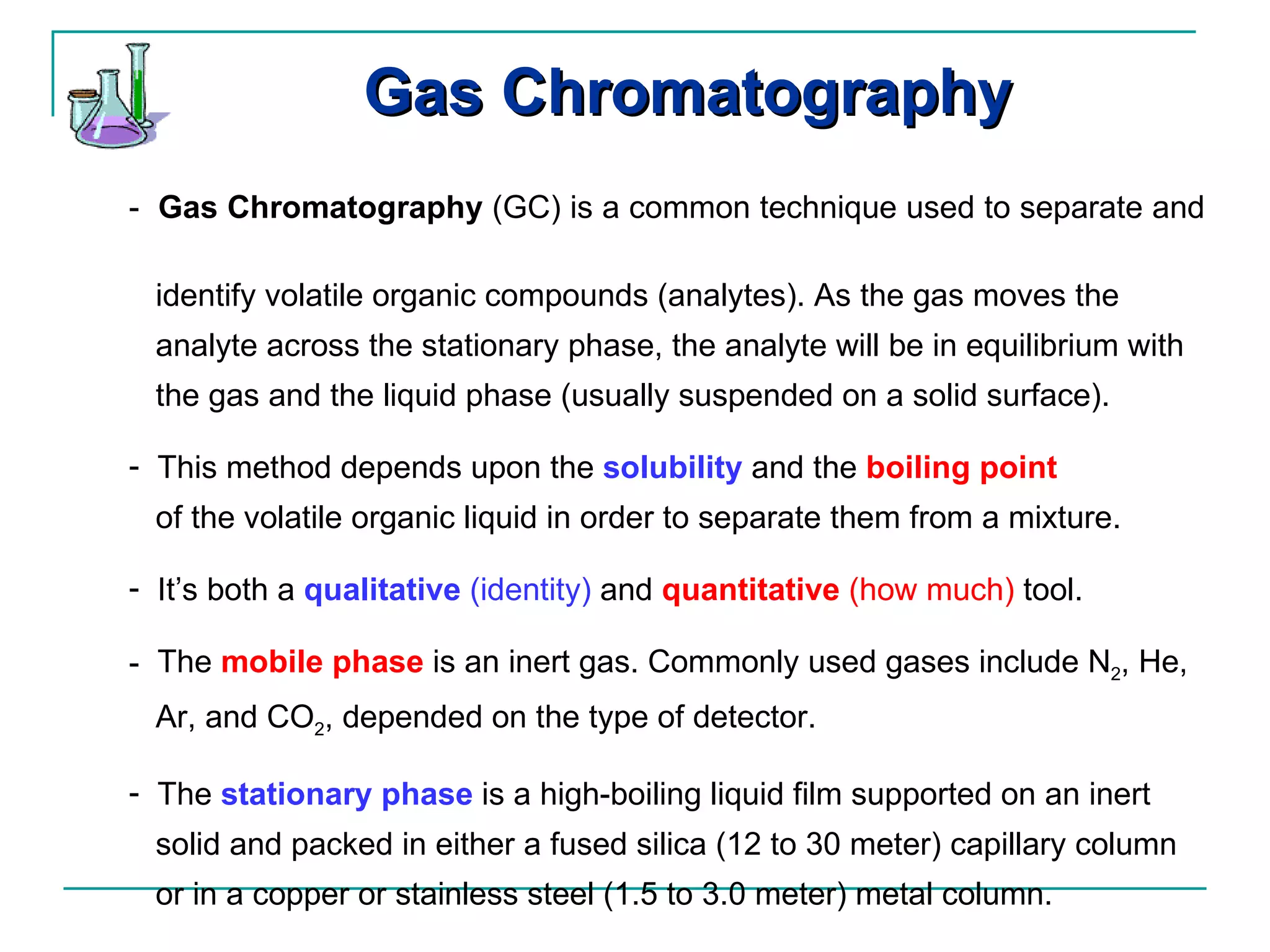 Gas Chromatography Fall 09 | PPT