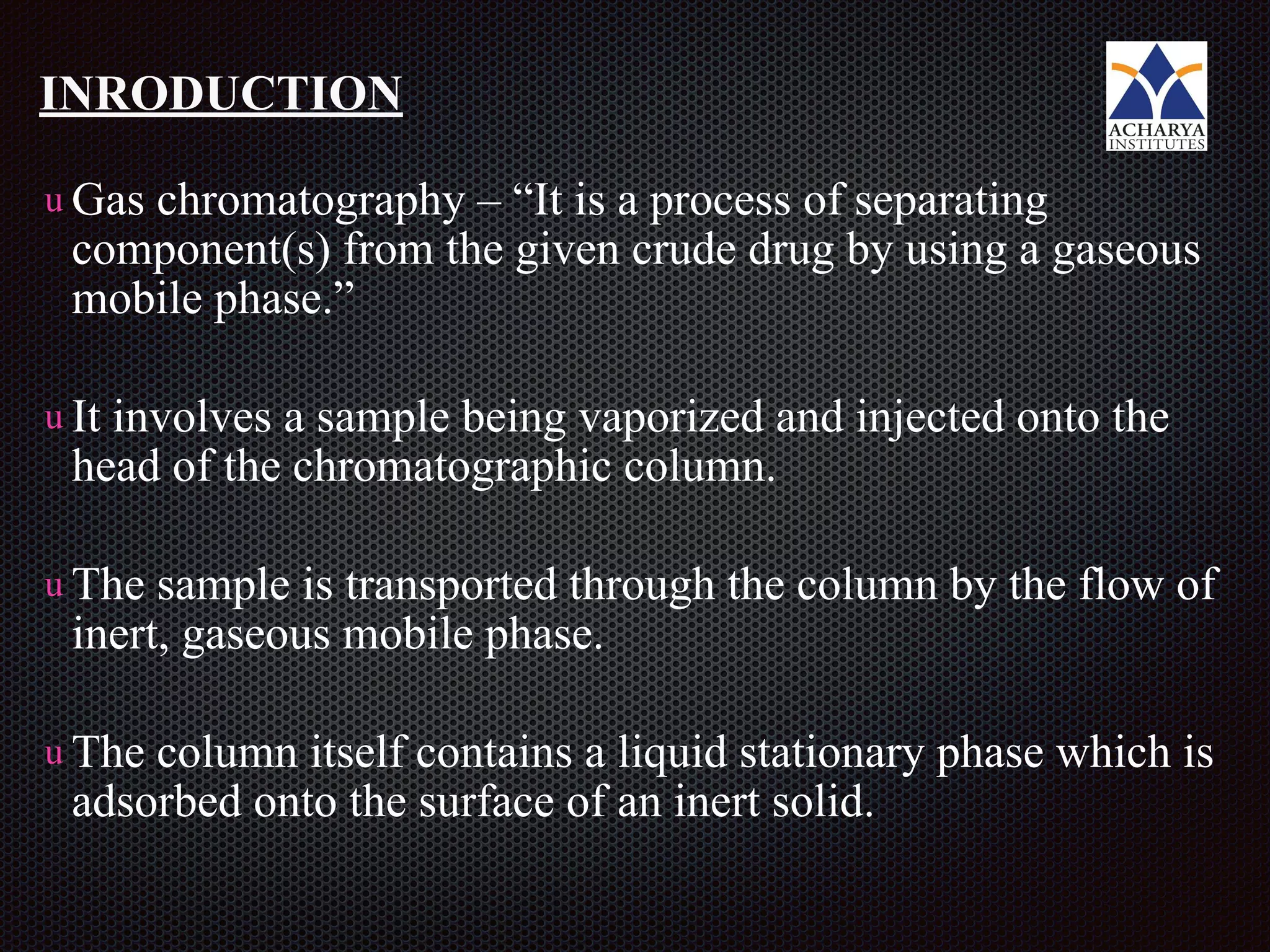 Gas chromatography (all pharmacy course) | PDF