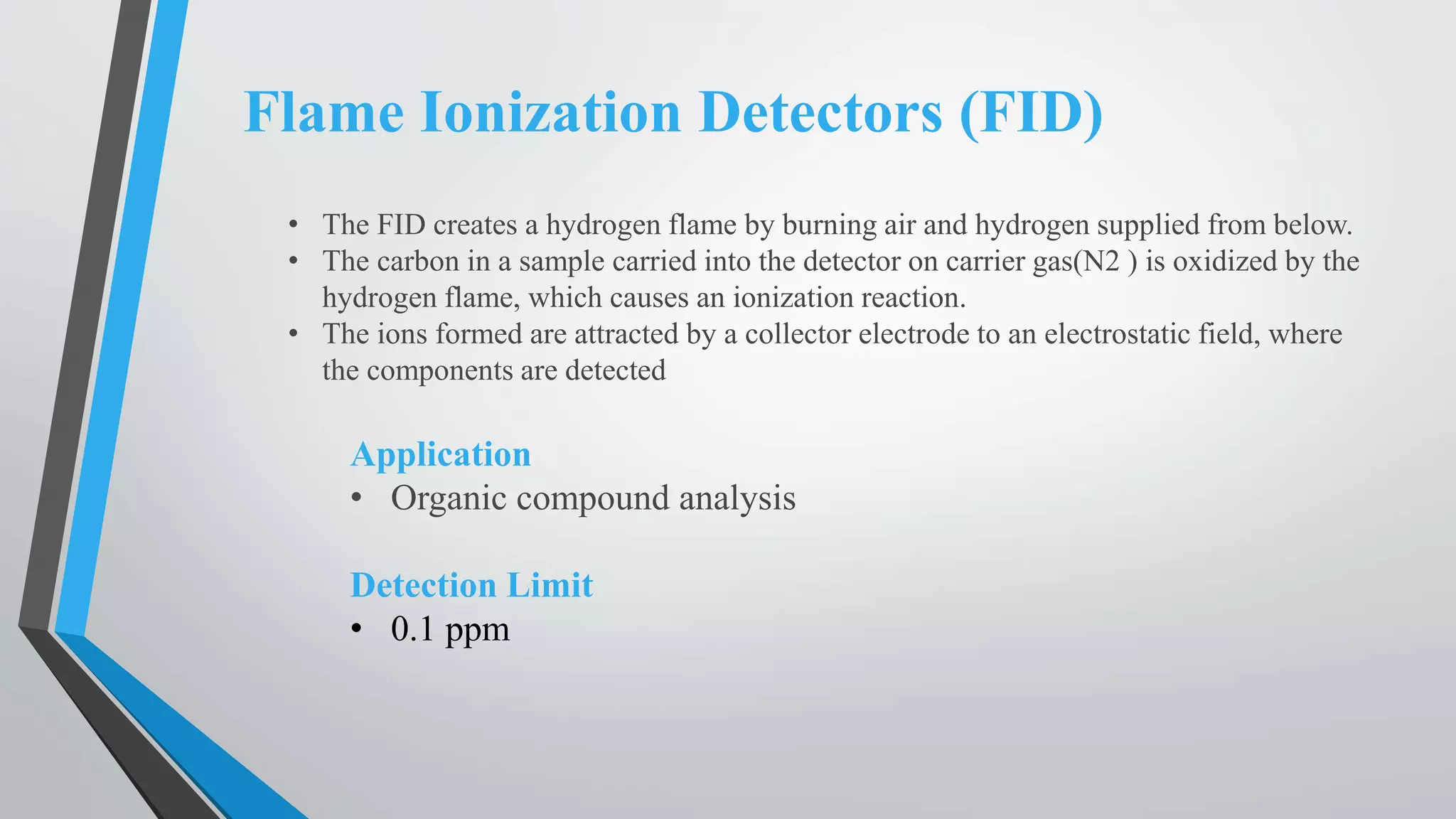 Gas Chromatography Detectors Pptx Chemistry Science