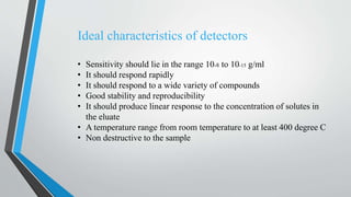 Gas chromatography detectors | PPTX
