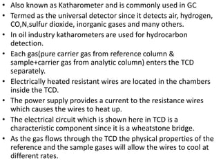 Gas chromatography detectors | PPTX
