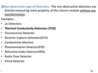 Gas chromatography detectors | PPTX
