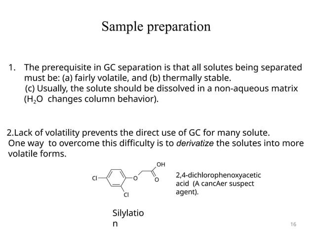 Gas Chromatography ( GC ) for Pharmacy students | PPTX