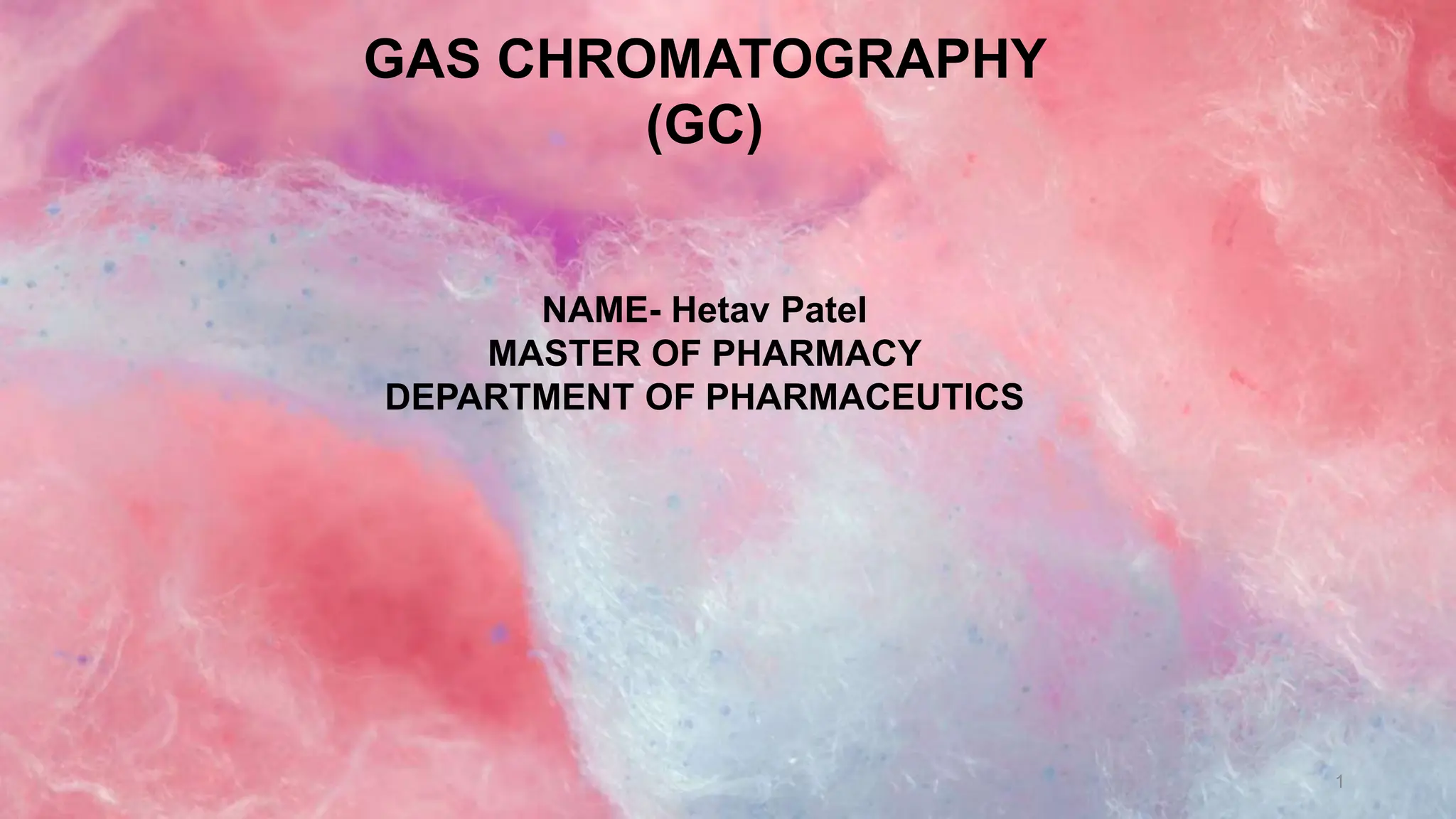 GAS CHROMATOGRAPHY(A PHYSICAL SEPARATION METHOD).pptx