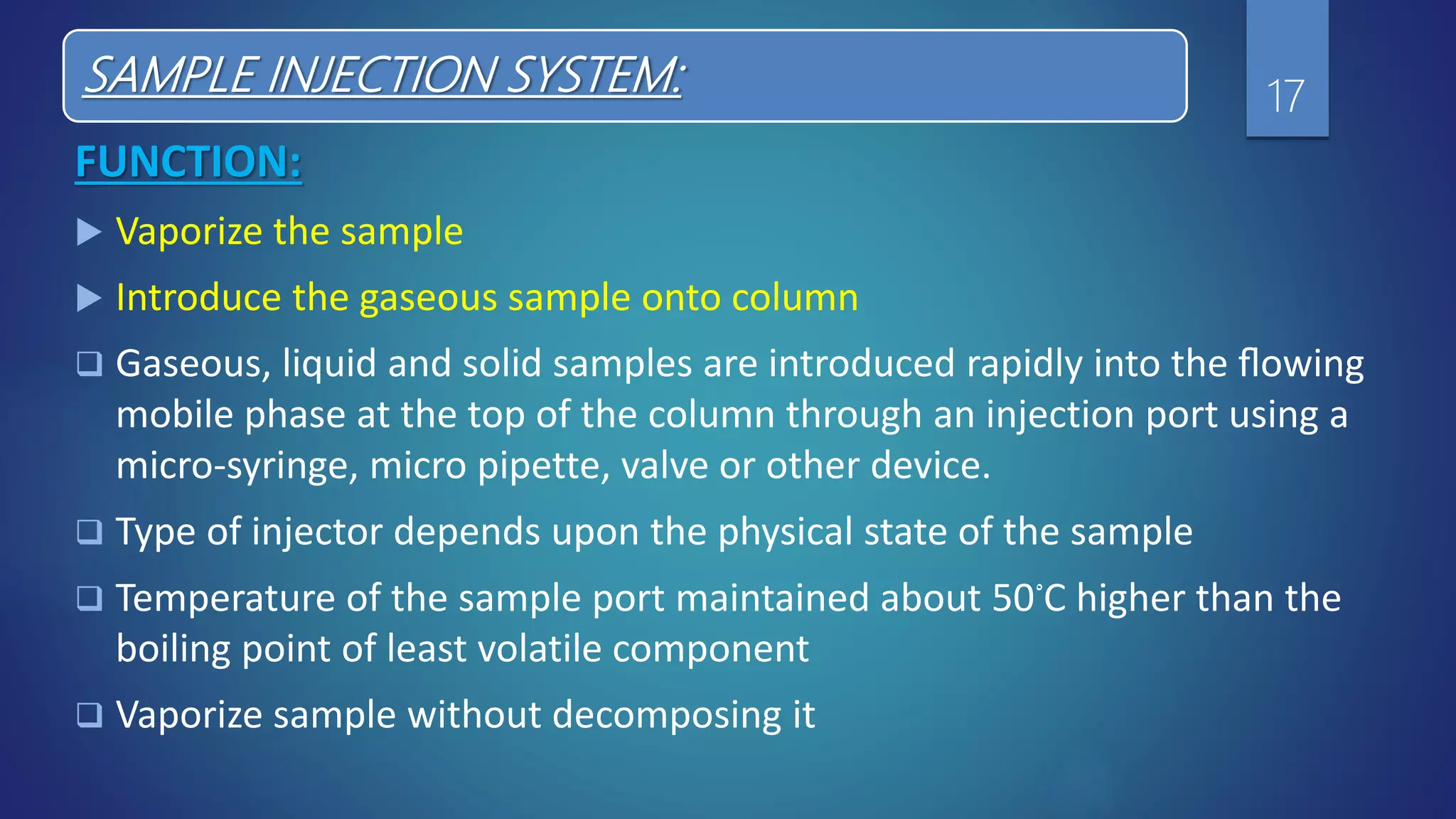 Gas chromatography instrumentation | PPTX
