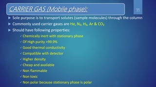 Gas chromatography instrumentation | PPTX