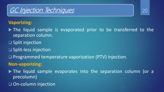 Gas chromatography instrumentation | PPTX