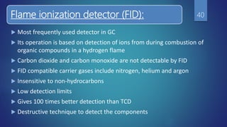 Gas chromatography instrumentation | PPTX
